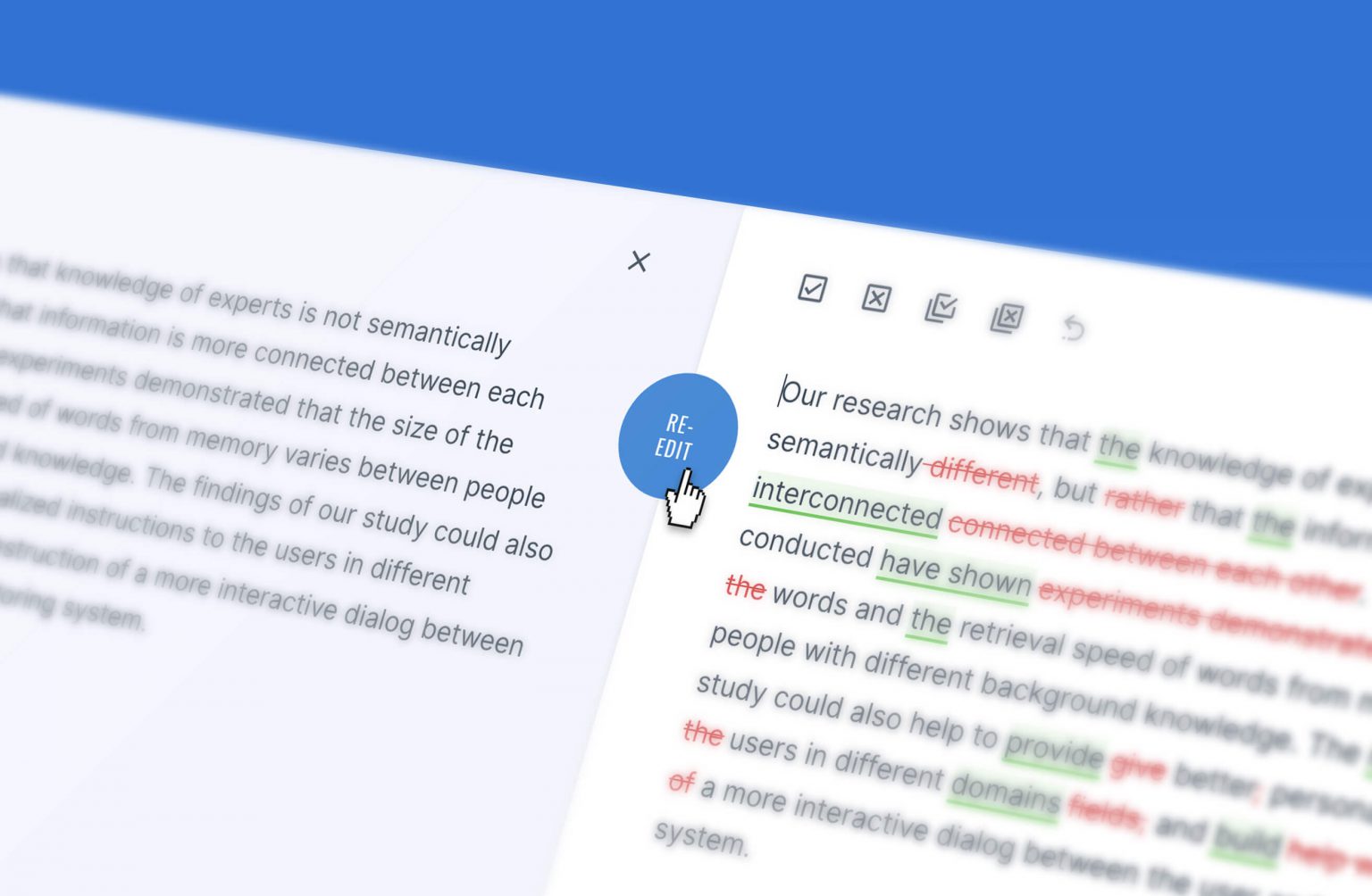 Iterative writing – InstaText | Write like a native speaker