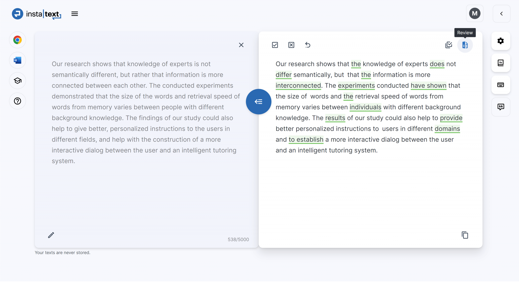 Introduction To Instatext Instatext Write Like A Native Speaker