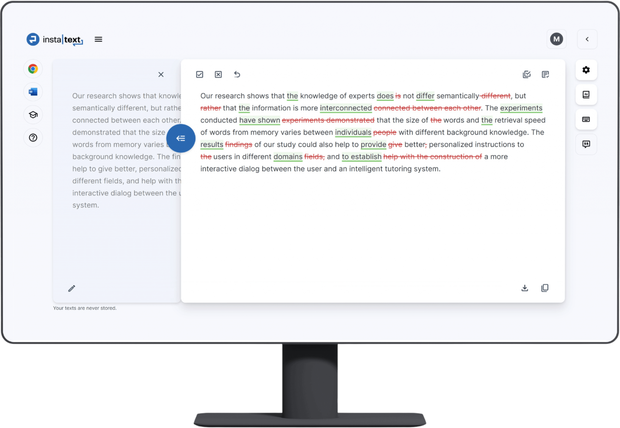 Improving writing skills with interactive editing – InstaText | Write ...