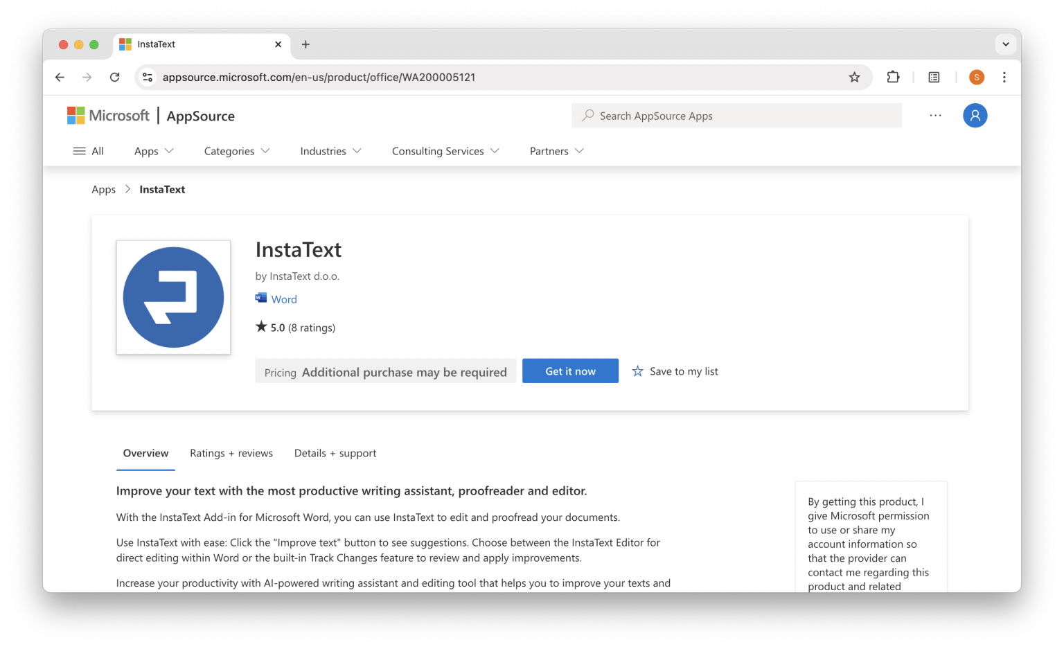 How to use the InstaText for Word Add-in – InstaText | Write like a native speaker