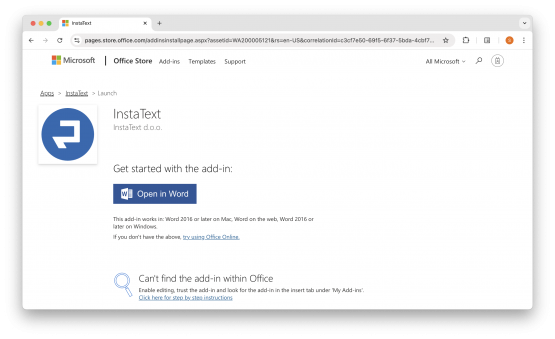 How to use the InstaText for Word Add-in – InstaText | Write like a ...