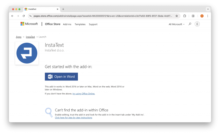 How to use InstaText for Word – InstaText | Write like a native speaker