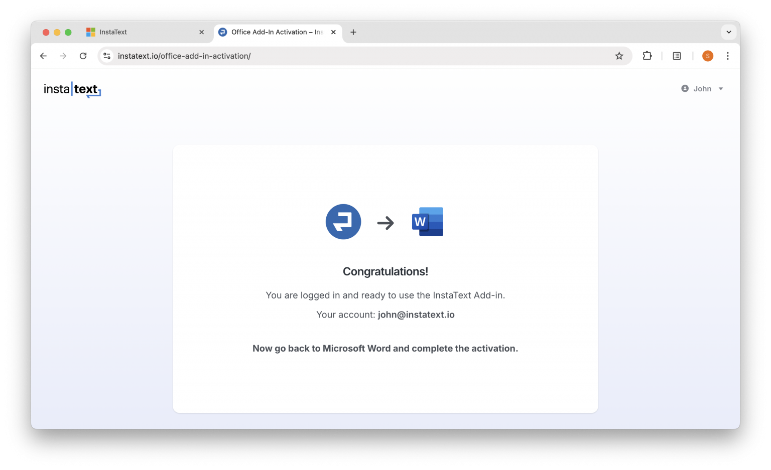 How to use the InstaText for Word Add-in – InstaText | Write like a ...